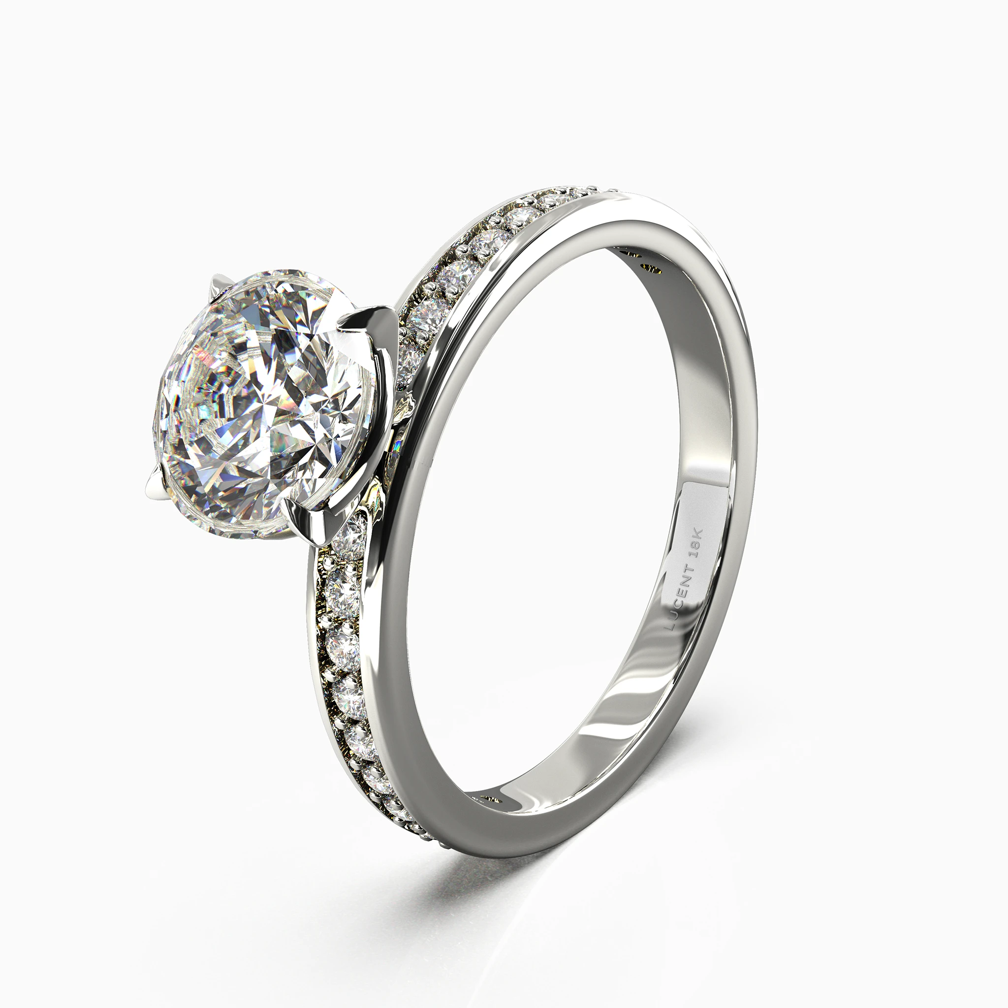 Natural Diamond Luxury Ring| Exquisite Jewelry (18K Gold)